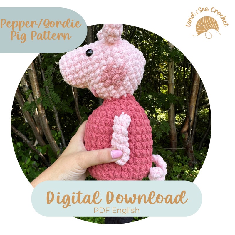 Peppa Pig Pattern - Etsy