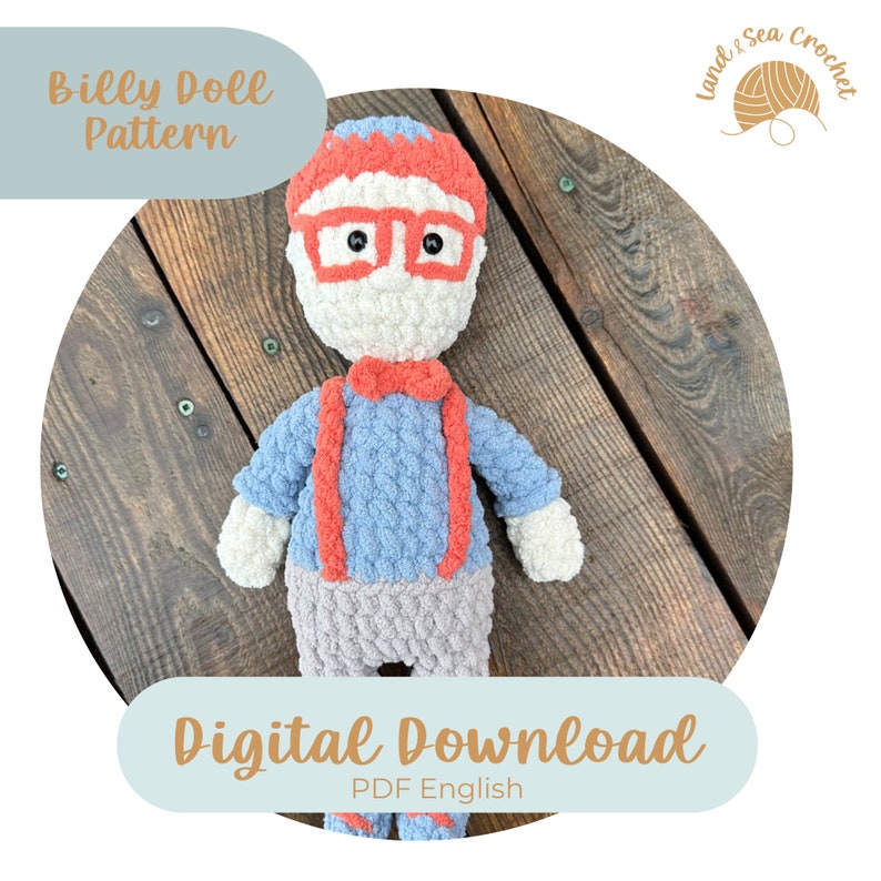Billy Doll Pattern/landandseacrochet/billydoll/amigurumi/crochetpattern ...