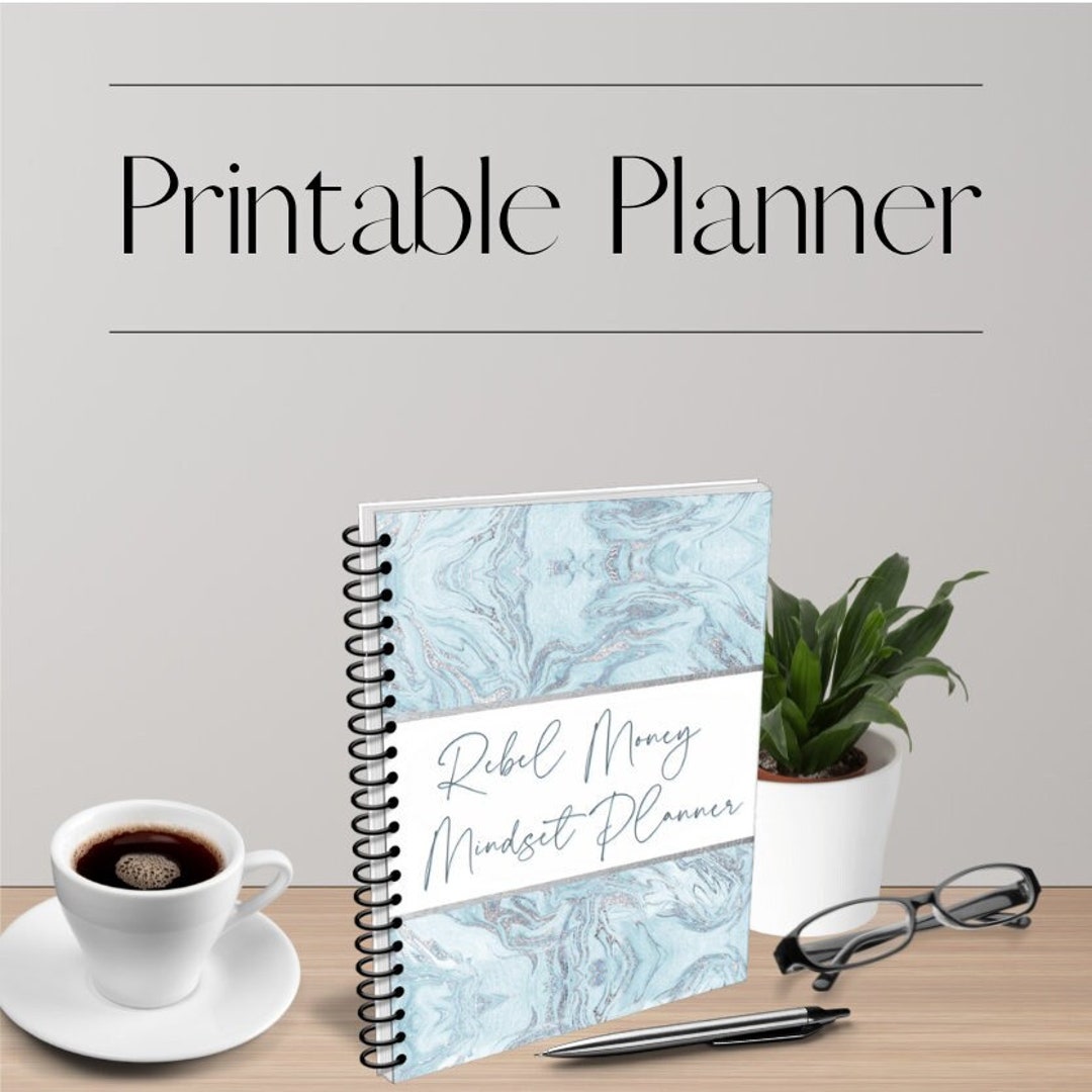 Money Mindset Planner Budget Planner Printable 37 Pages - Etsy