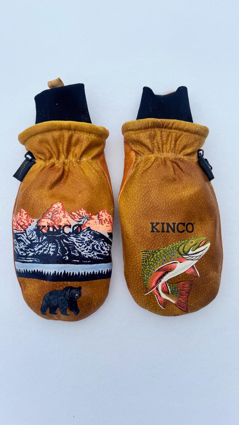 Custom Painted Kinco Gloves - Etsy