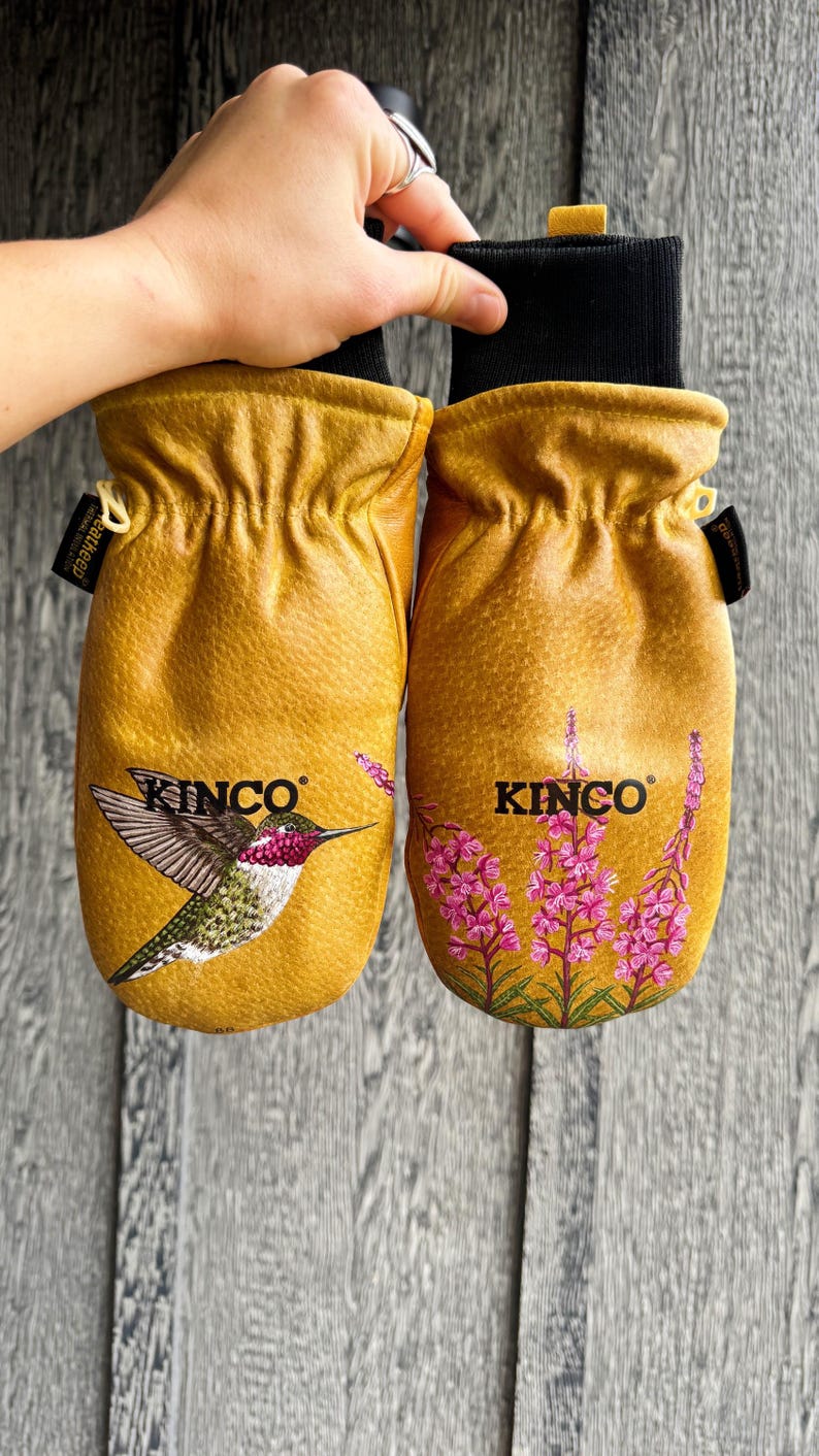 Custom Painted Kinco Gloves - Etsy