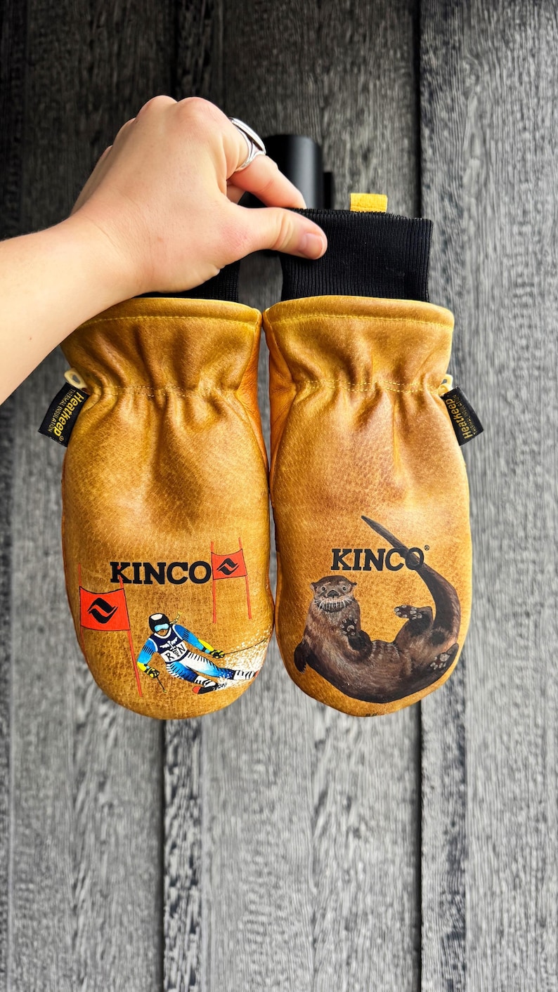 Custom Painted Kinco Gloves - Etsy