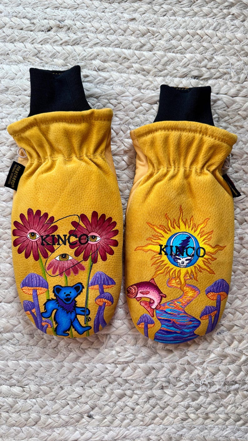 Custom Painted Kinco Gloves - Etsy