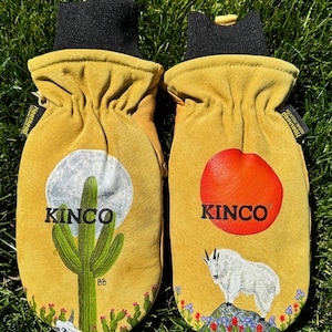 Custom Painted Kinco Gloves - Etsy