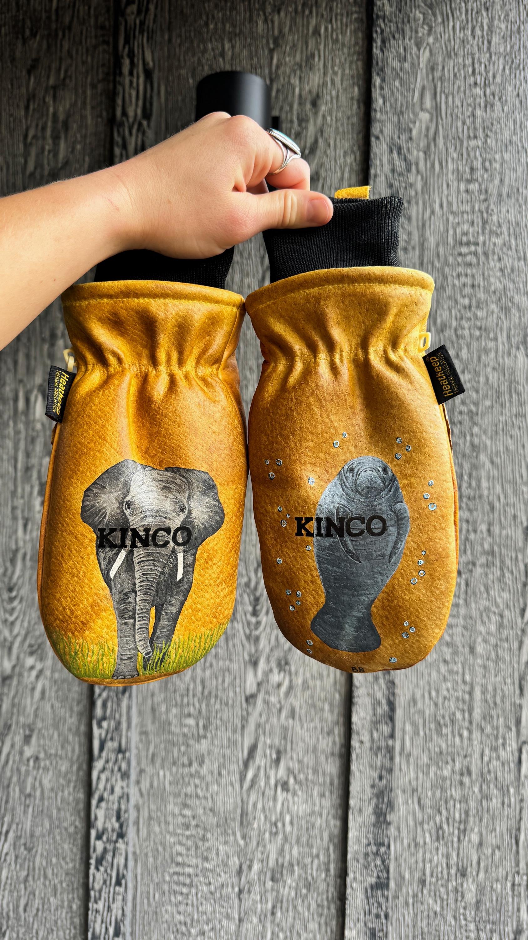 Custom Painted Kinco Gloves - Etsy