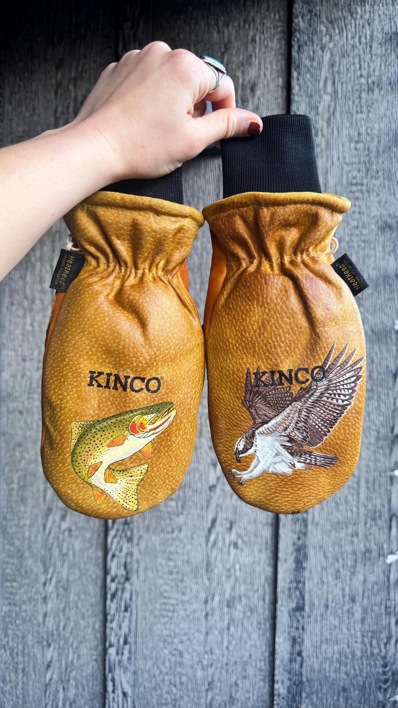 Custom Painted Kinco Gloves - Etsy