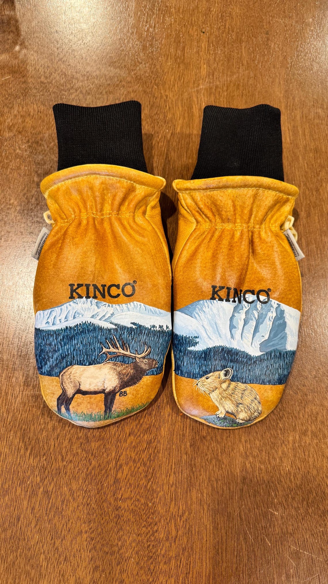 Custom Painted Kinco Gloves - Etsy