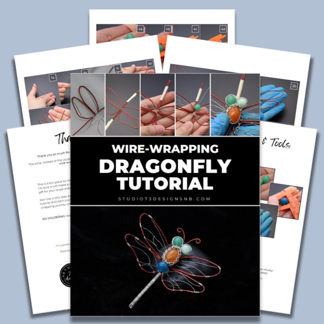 How to Wire-wrap Dragonfly [PRINTABLE PDF TUTORIAL] - Etsy