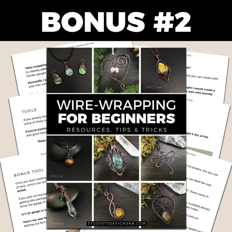 How to Make Wire Rings for Beginners PDF Tutorial - Etsy