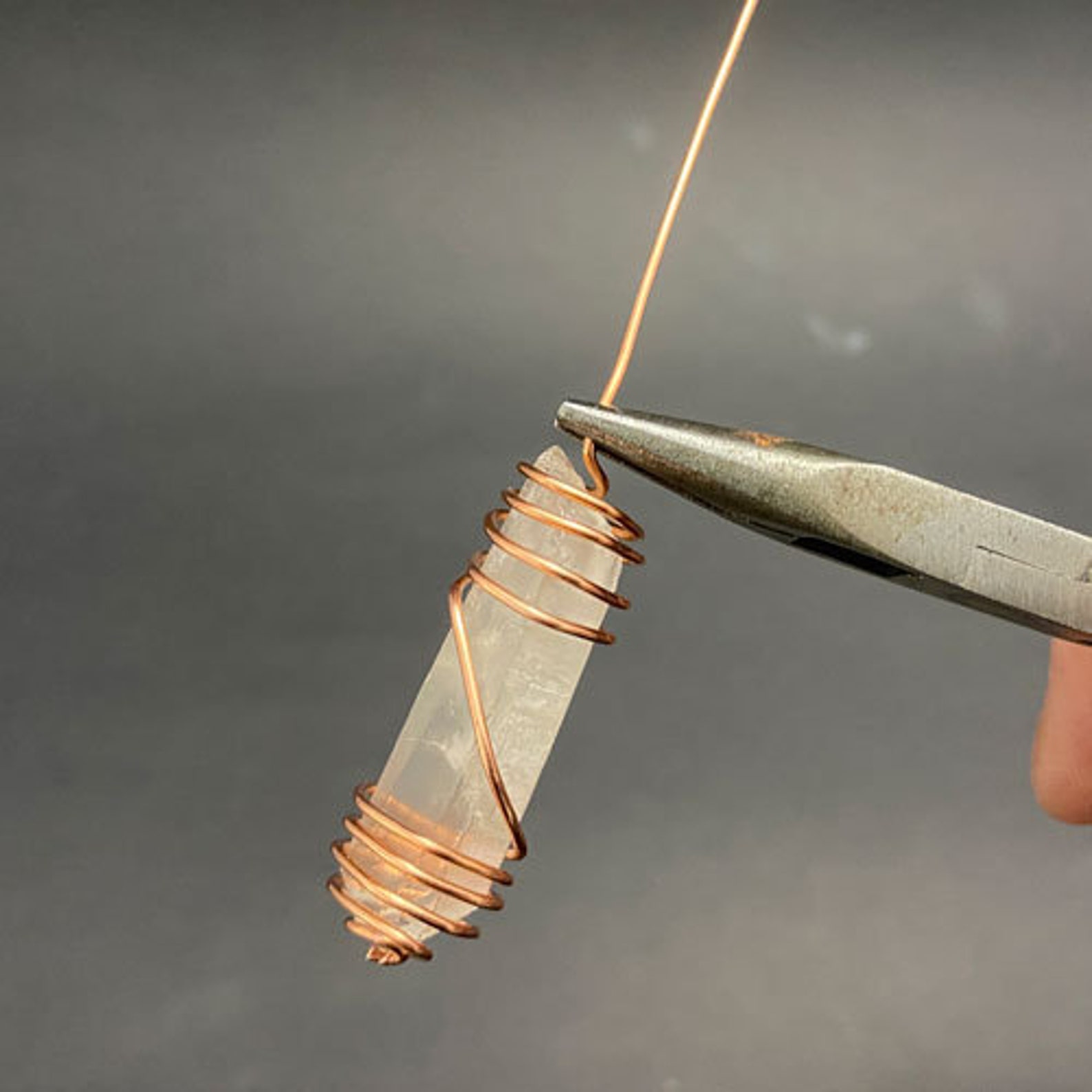 How to Wire-wrap Crystal Points [PRINTABLE PDF TUTORIAL] - Etsy