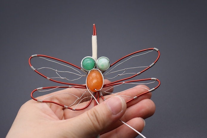 How to Wire-wrap Dragonfly PRINTABLE PDF TUTORIAL - Etsy