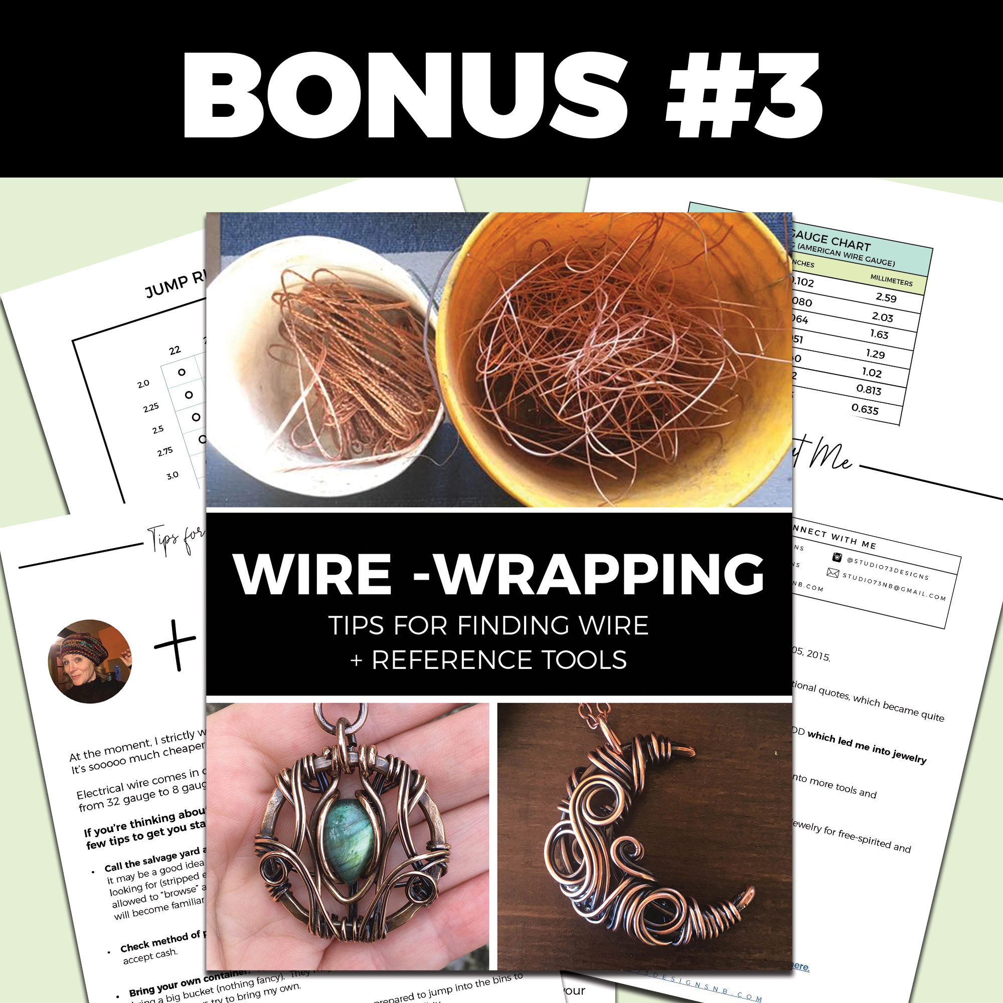 How to Wire-wrap Beads Printable Wire Wrapping Tutorial PDF - Etsy