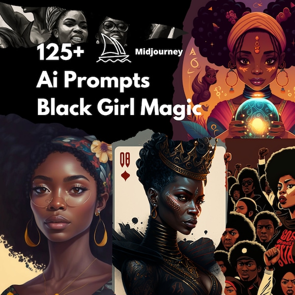 Black Prompts Art - Etsy