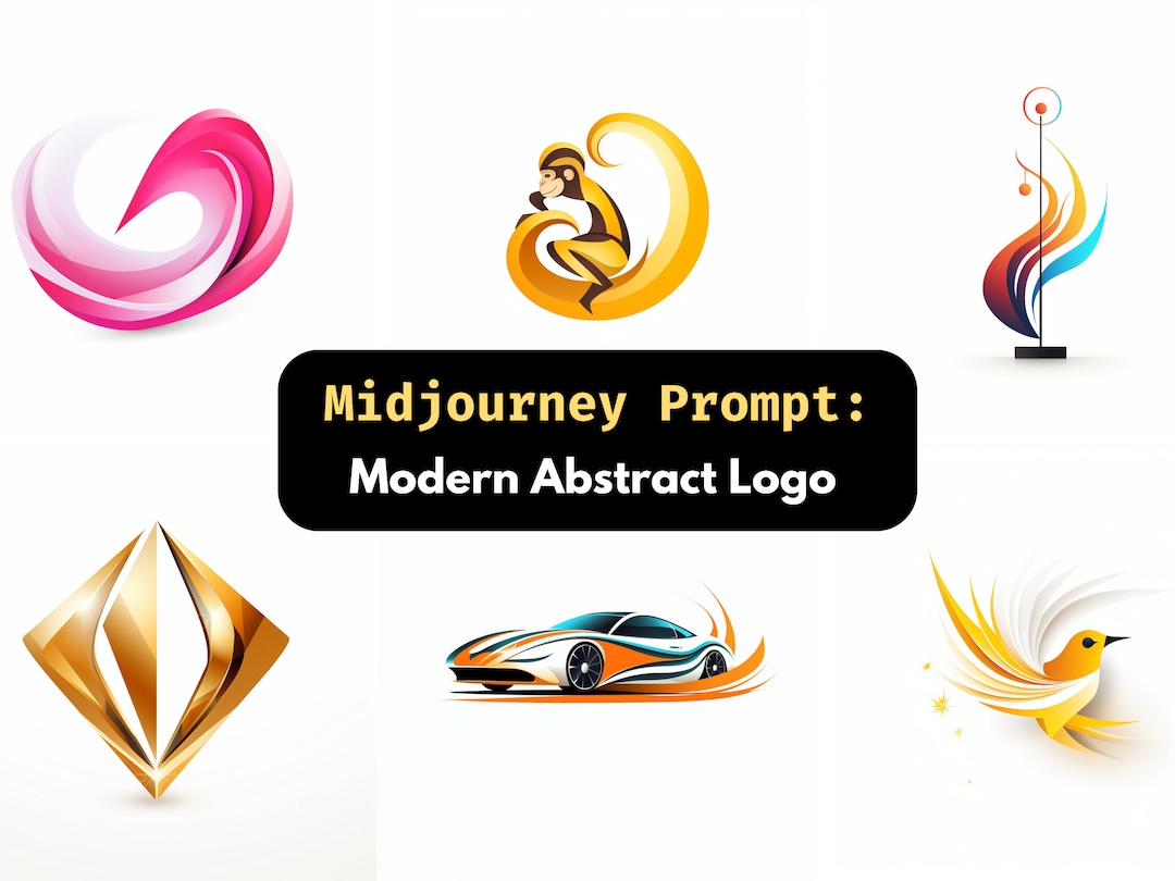 Modern Abstract Logo Midjourney Prompt | Simple Simple Business Logo ...