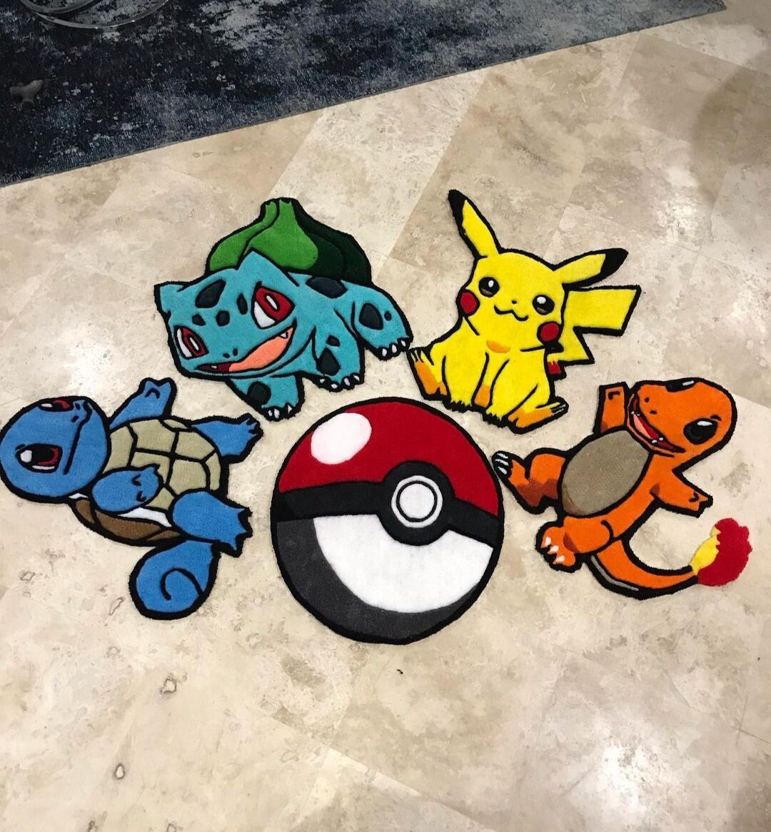 Custom Combo Pokemon Pikachu Army Rugs Pikachu Animated Rug - Etsy ...