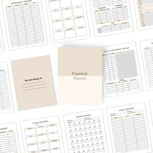 Digital Finance Planner Budget Planner Finance Tracker - Etsy