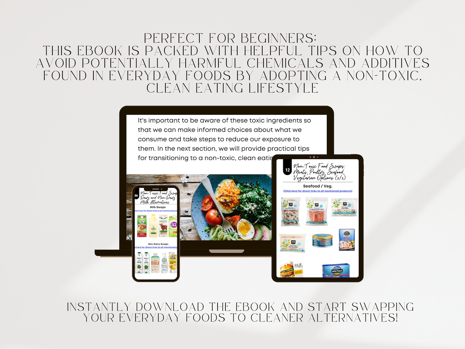 Clean Food Swaps A Guide to Non-toxic Living Nutrition Coach Health ...