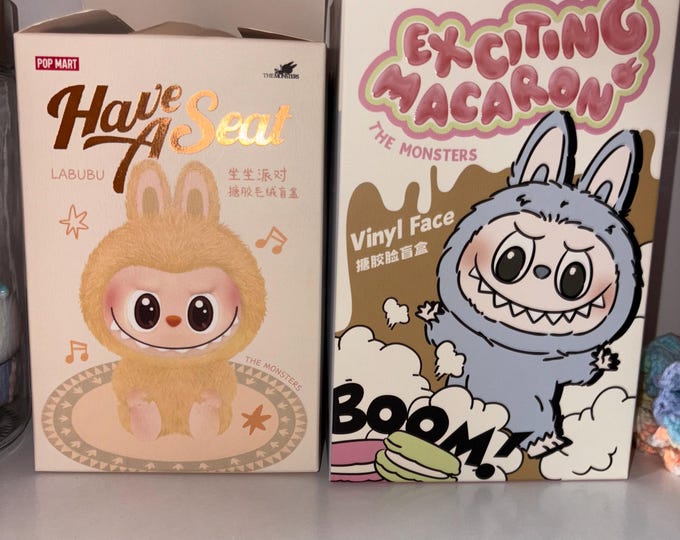 Authentic Labubu Have A Seat & Exciting Macaron Confirmed (what You See ...