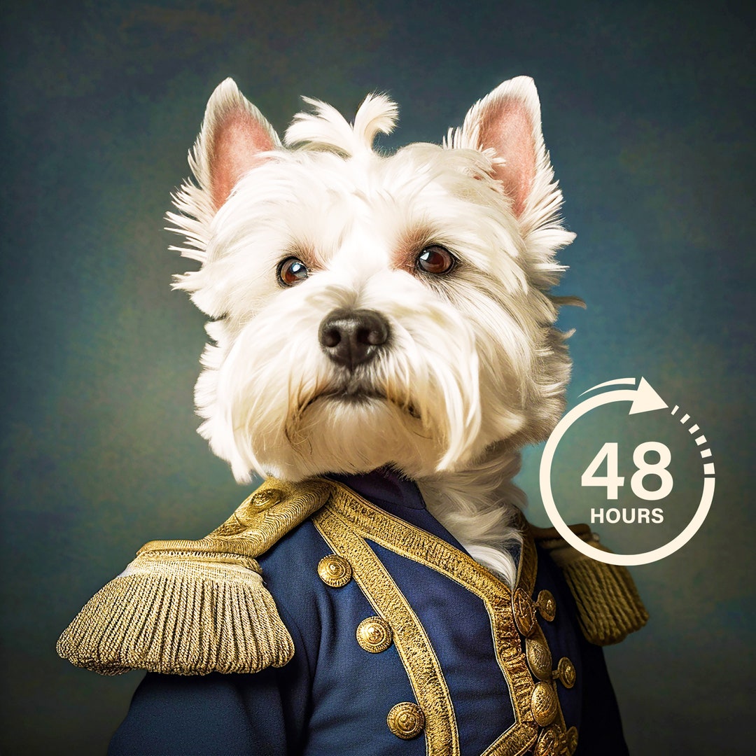 Custom Royal Dog Portrait, Renaissance Dog Painting, Pet Lovers Gift ...