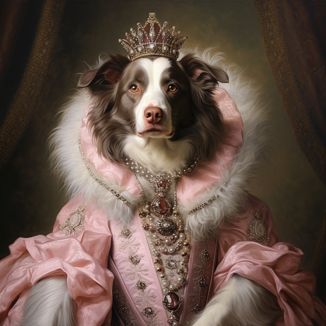 Custom Royal Pet Portrait, Renaissance Dog Painting, Pet Lovers Gift ...