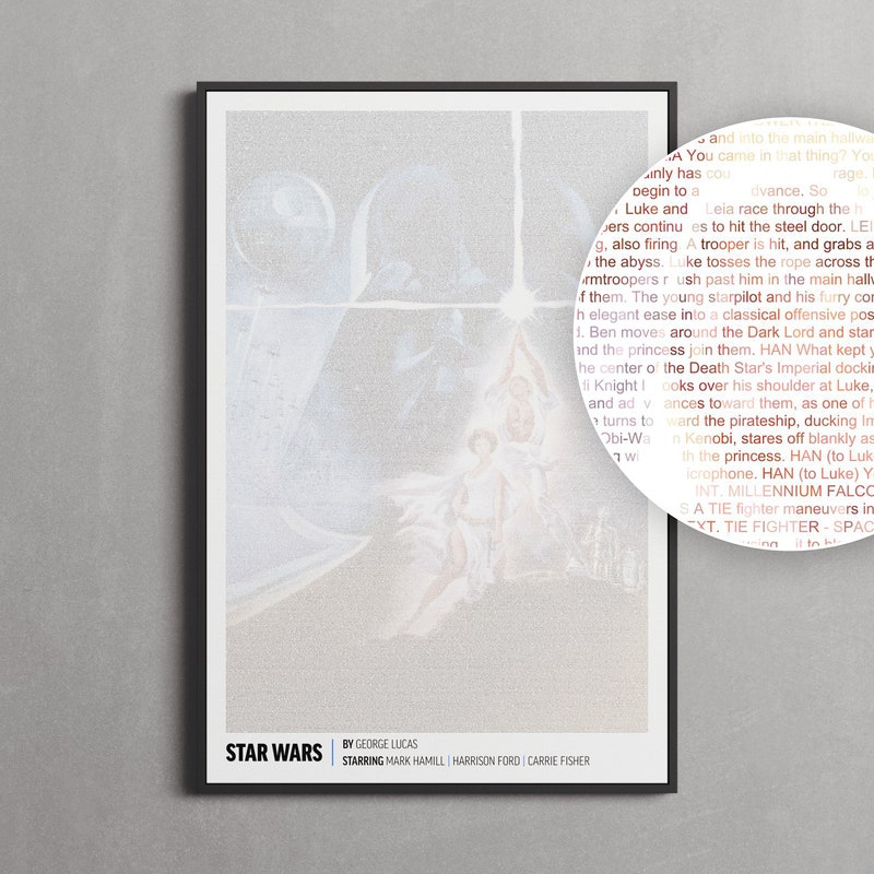 Movie Script Print - Etsy