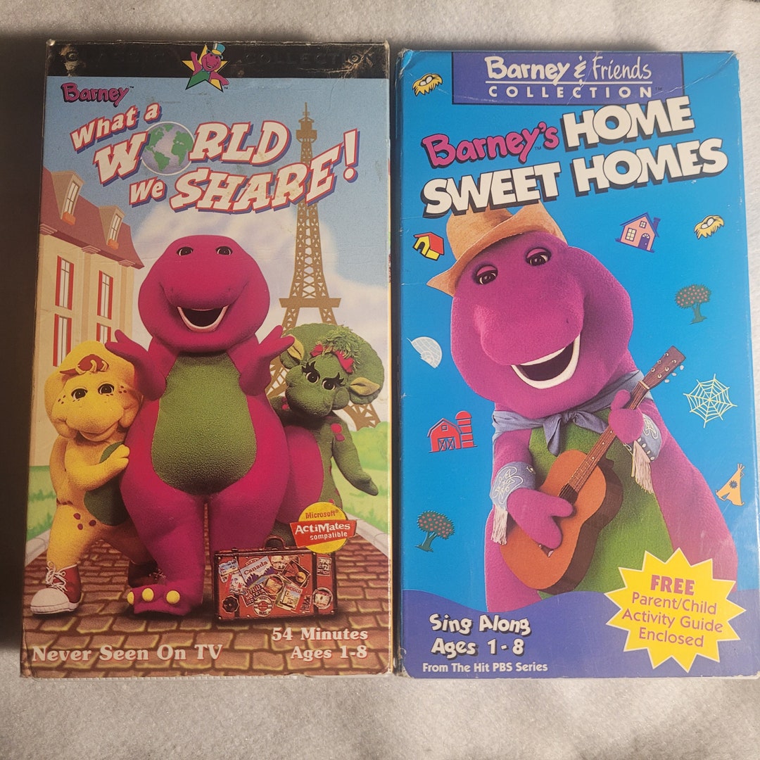 2 Vintage Barney & Friends VHS Tapes Used Excellent Condition - Etsy Canada