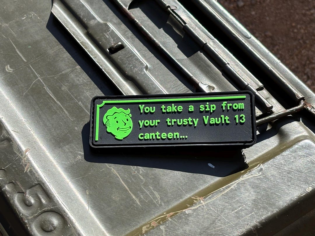 Vault 13 Canteen - PVC Morale Patch - Etsy