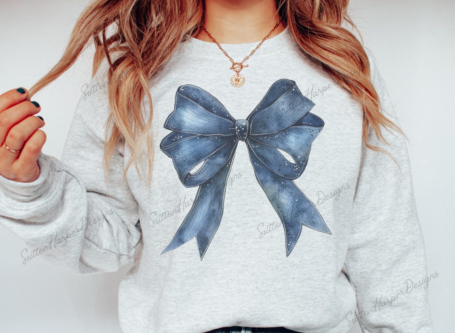 Dark Blue Coquette Bow PNG, Navy Blue Coquette Ribbon Bow PNG, Blue Bow ...