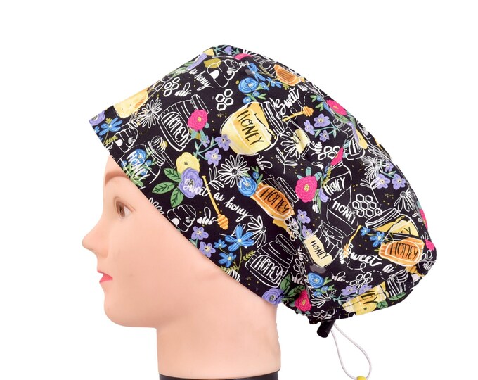 Scrub Caps for Women / Adjustable / Euro Style Scrub Cap / Scrub Cap ...