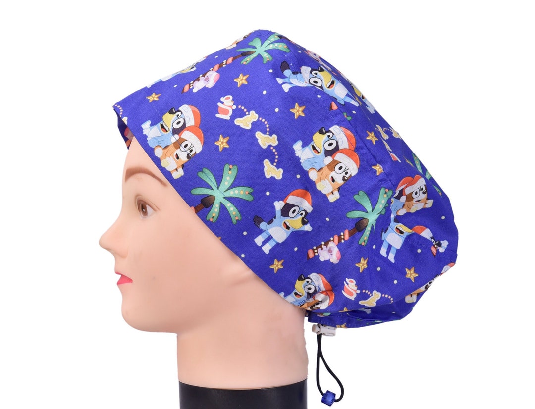 Christmas Scrub Hat Womenoperating Room Hat Cute Cartoon - Etsy Australia