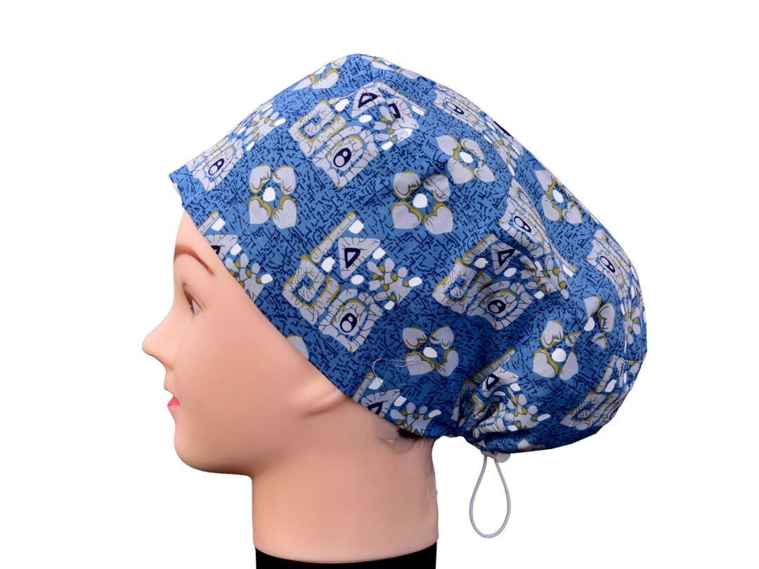 Surgical Hats for Women With Adjustable Toggle/ Surgery Caps / Nurse ...