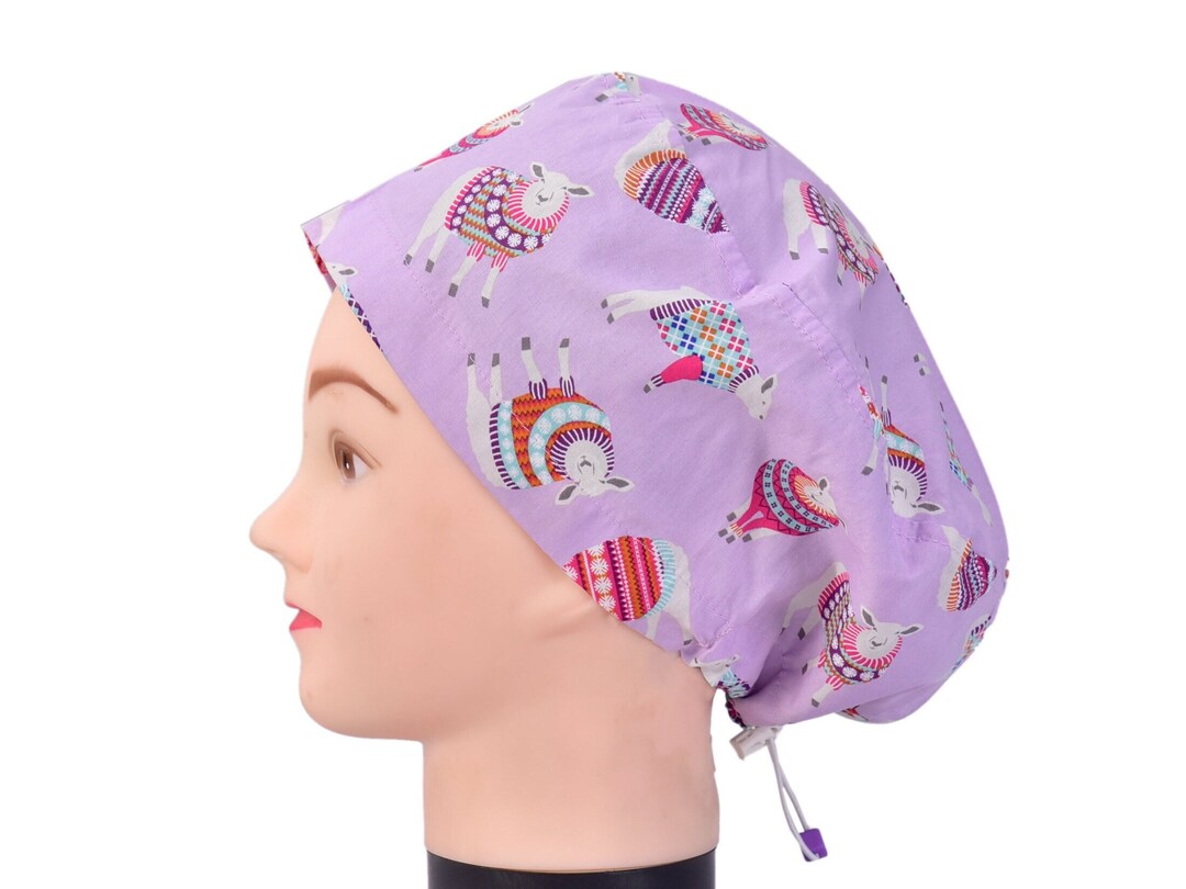 Argyle Sheep, Scrub Hats Women, Women Scrub Cap, Scrub Caps Women ...