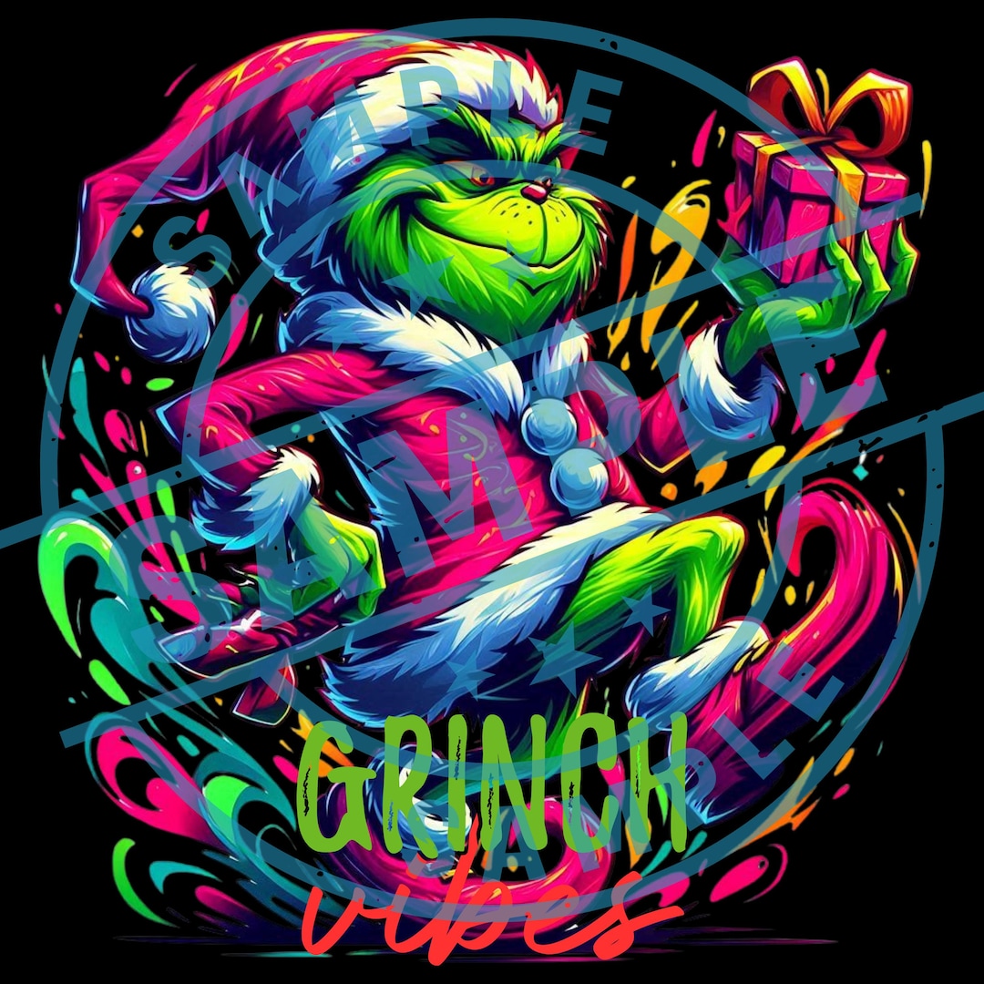 Grinch, Clip Art, Transparent, Christmas, 4 PNG Images, - Etsy