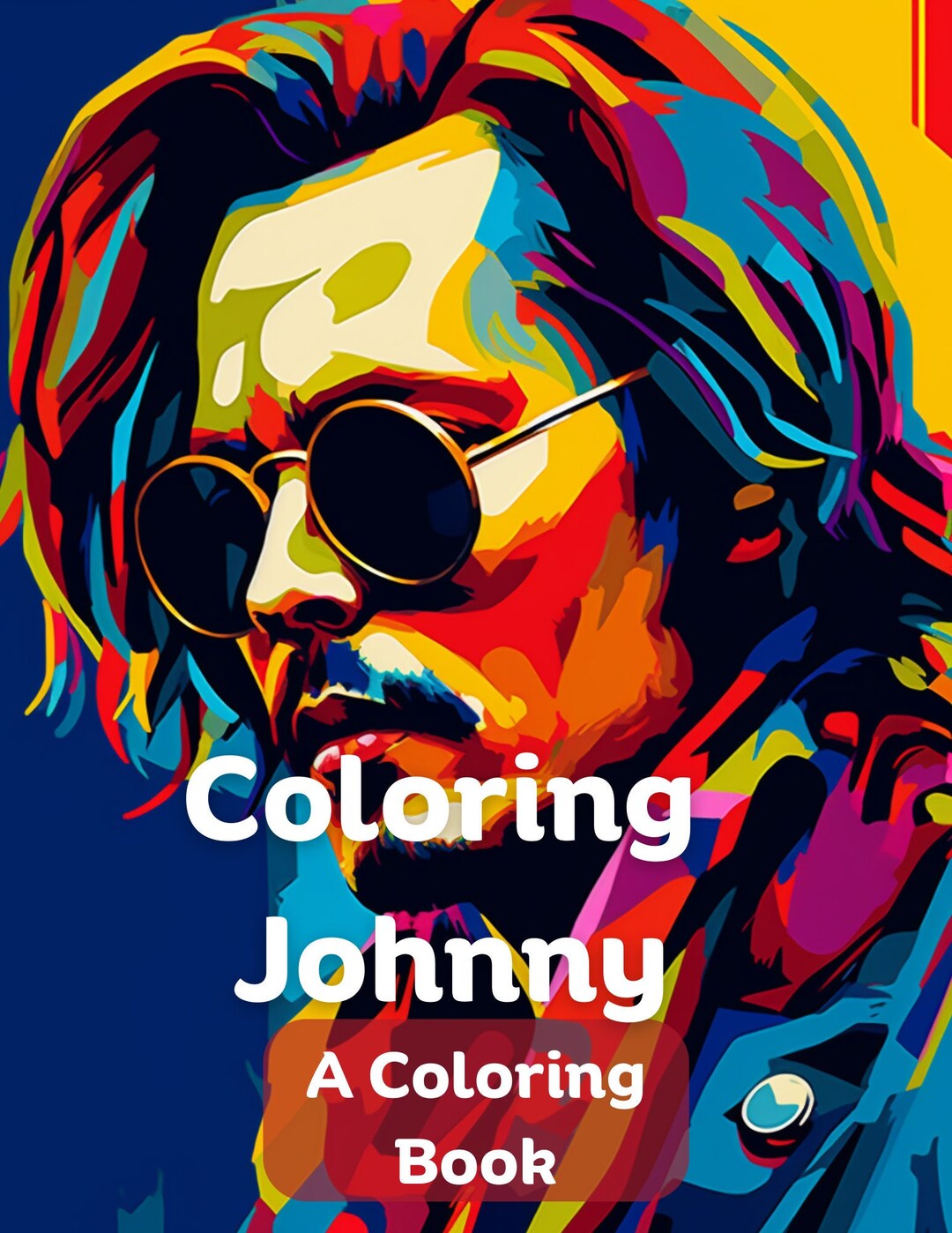 Wall Art Prints and Zen Coloring Pages for Adults With Johnny Depp - Etsy