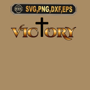 Victory SVG, Easter SVG, Cross SVG, Cross Cut File, Religious Png ...