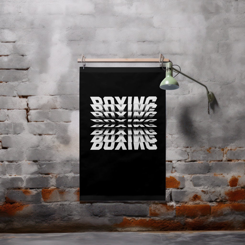 Boxing Typography Flip Text Effect Svg, Cool Boxing Letters for Shirt ...