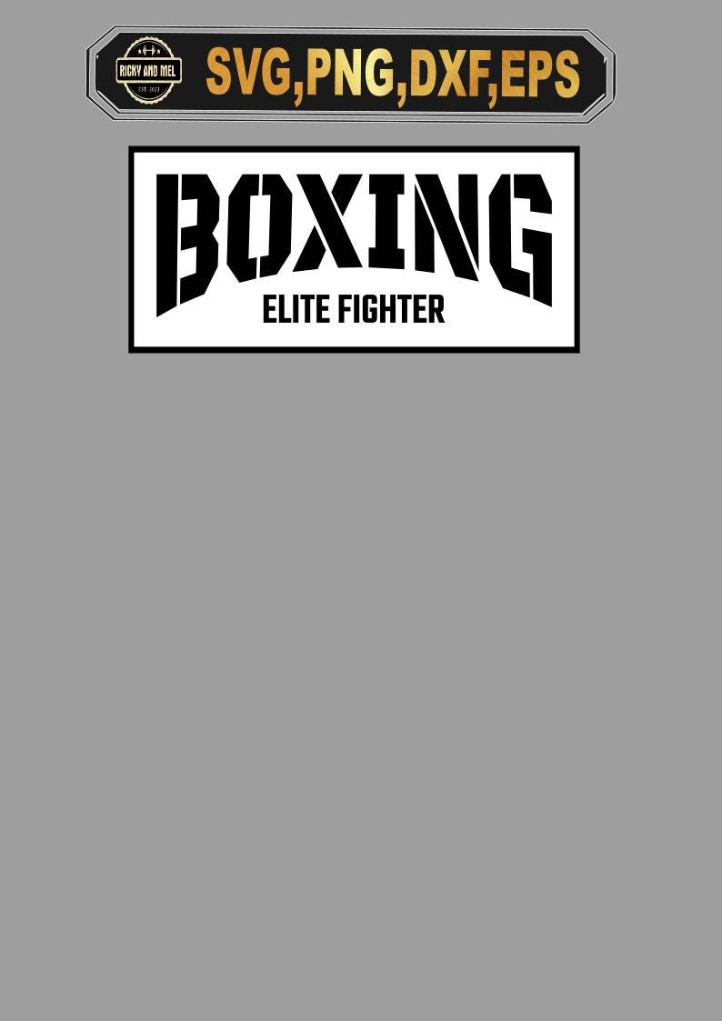 Boxing Elite Boxer Svg, Boxing Svg, Silhouette Cut File, Sport Svg ...