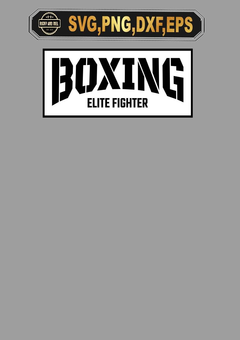 Boxing Elite Boxer Svg, Boxing Svg, Silhouette Cut File, Sport Svg ...