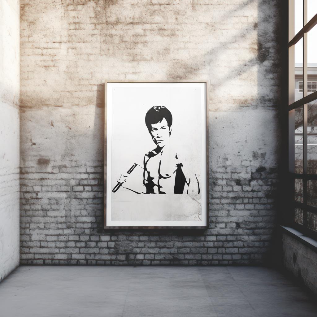 Bruce Lee SVG PNG, Bruce Lee Art, Bruce Lee Decal, Clipart, Instant ...