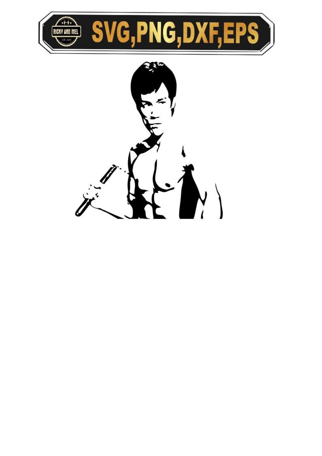 Bruce Lee SVG PNG, Bruce Lee Art, Bruce Lee Decal, Clipart, Instant ...