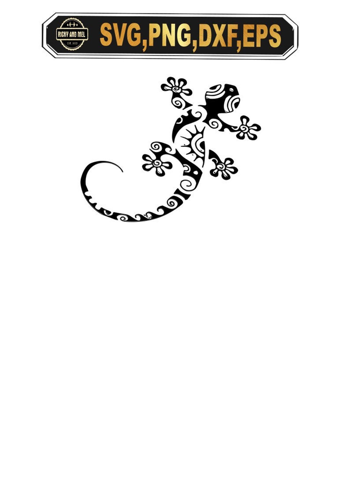 Lizard Gecko Svg, Png, Art Dxf Files Hawaii SVG for Cricut Silhouette ...