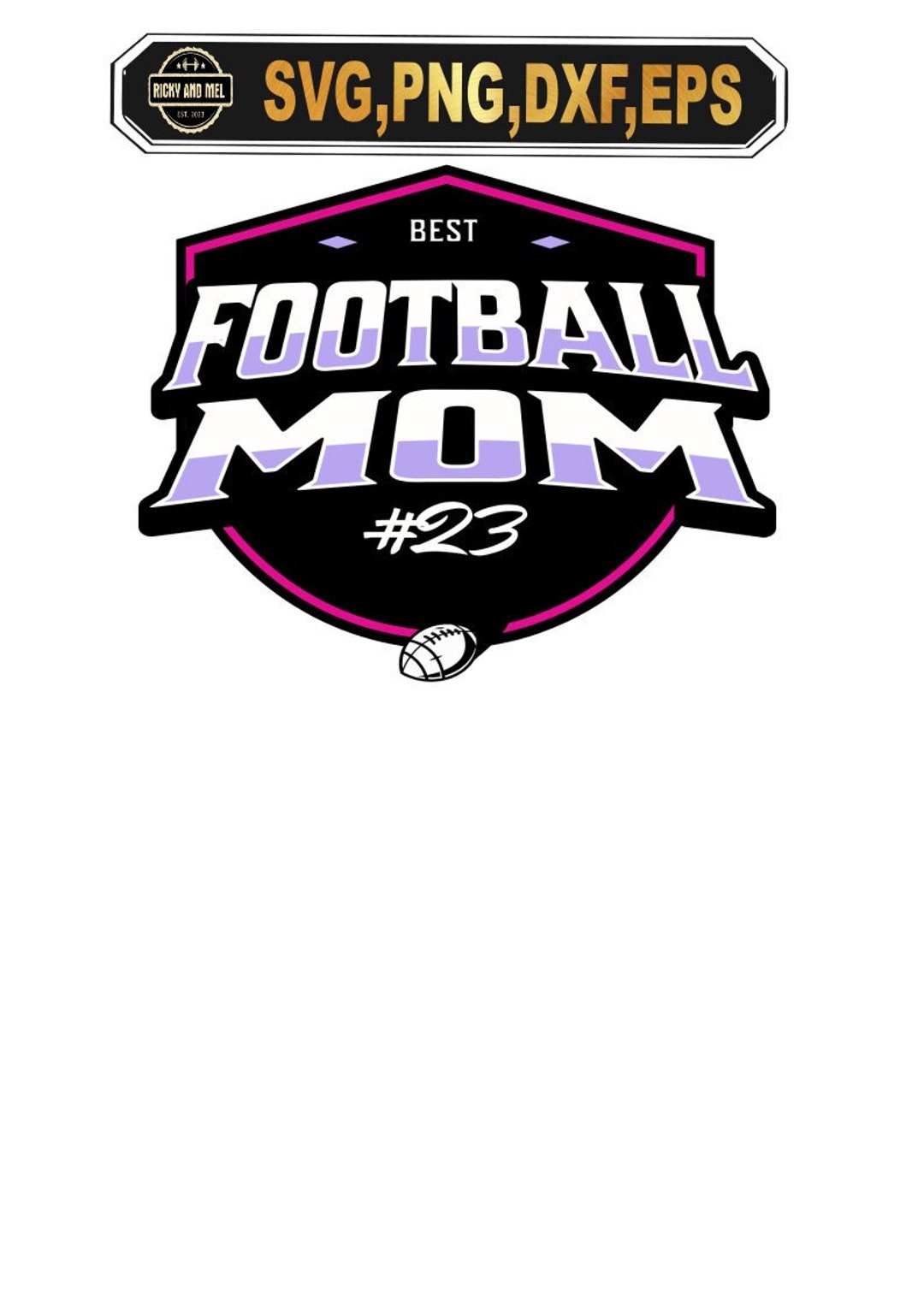 Football Mom And Cheer Mom Svg Football Mom Svg Eps Dxf Png Cheer Mom