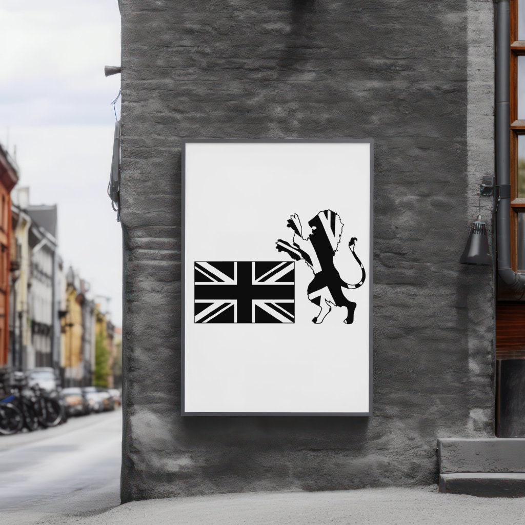 UK Flag SVG, Uk Lion SVG, Great Britain Flag Svg Cut File, United ...