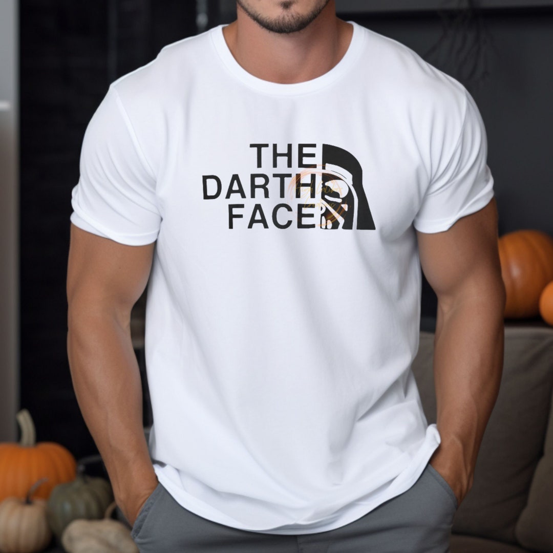 The Darth Face T-shirt Funny Darth Vader Shirt - Etsy