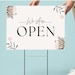 We Are Closed & We Are Open PRINTABLE Signs for Business, Store Front ...