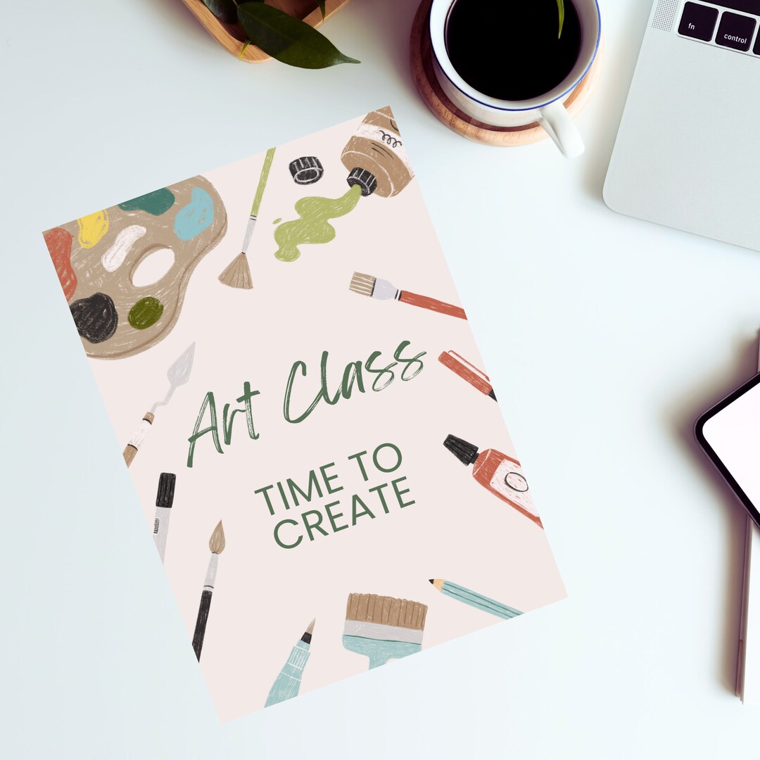 Art Class Poster Sign | Art Room Decor | Elementary Art Room ...