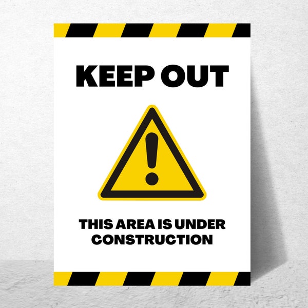 Keep Out Sign - Etsy UK