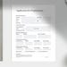 Printable Application for Employment Pdf for Office, Managment, Small ...