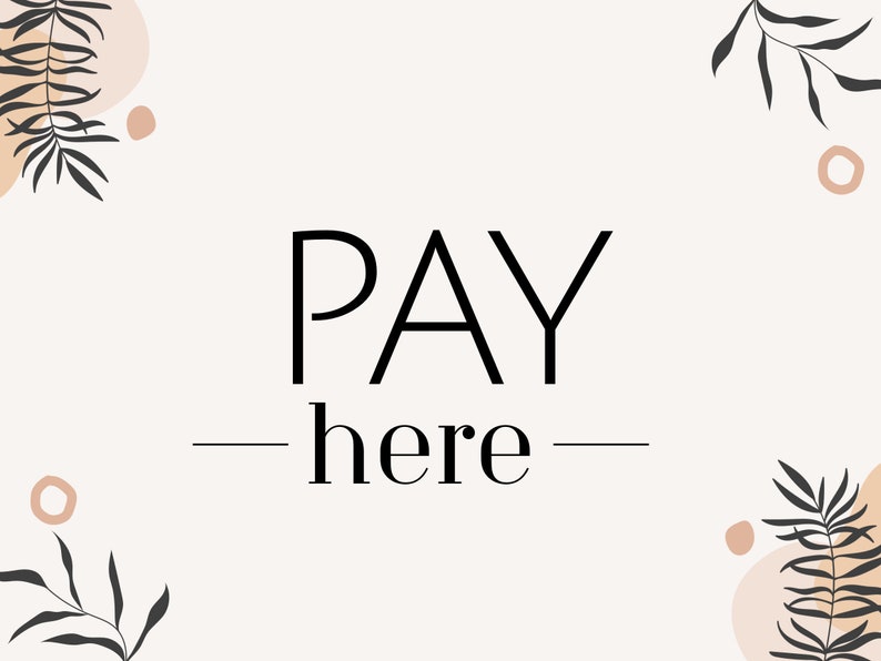 Order Here & Pay Here PRINTABLE Signs for Business, Restaurant, Vendor ...