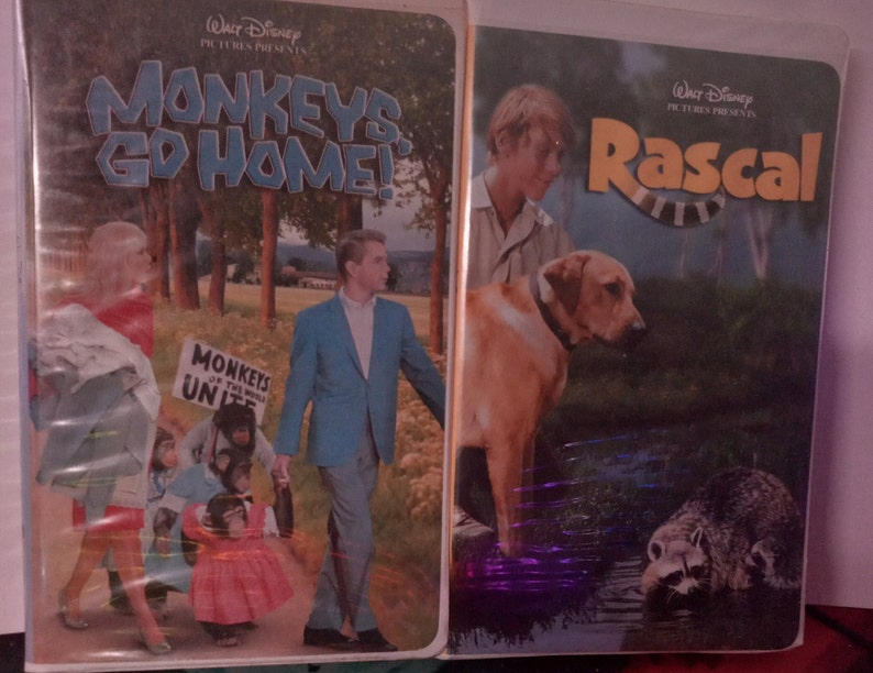 Rare Vintage VHS Movies/walt Disney Collection/disney Live Action ...